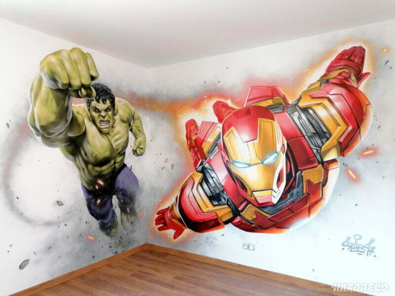 Fresques Marvel Avengers - Épopée Super-Héroïque