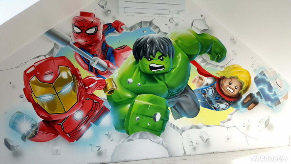 Fresques Marvel Avengers - Épopée Super-Héroïque